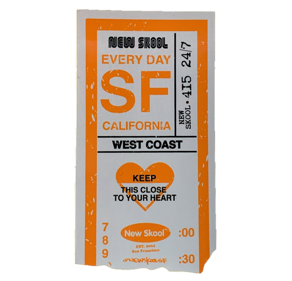 Muni Transfer sticker – Local Take